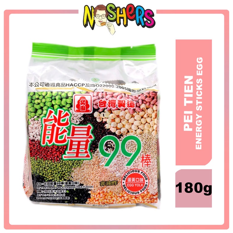 Noshers Pei Tien Energy 99 Sticks Egg Flavor Sticks Snacks 180g Product ...