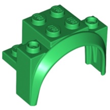 Lego Part 18974 4x 2 1/2x2 1/3 Mudguard with Arch Round (2pcs per Lot ...