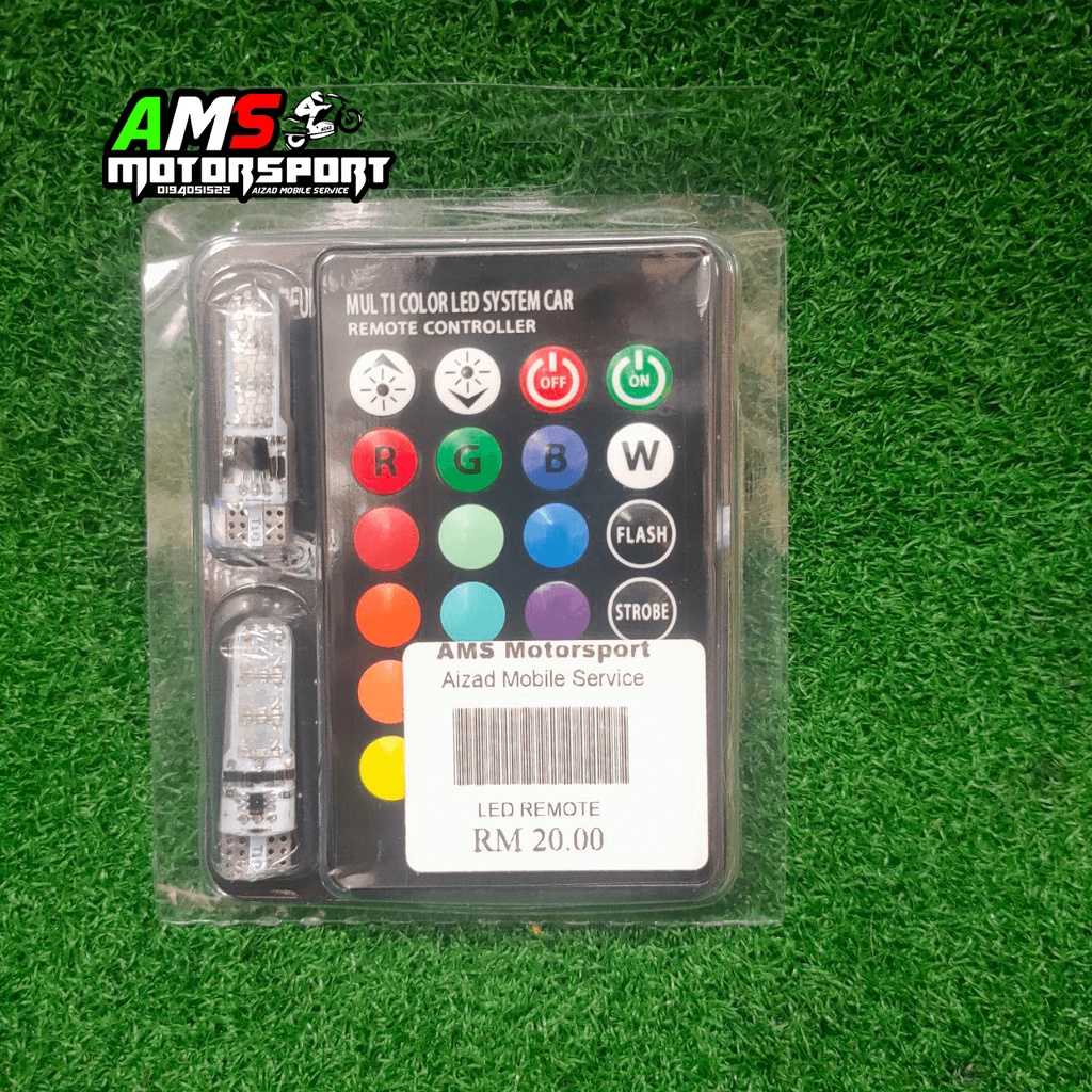 MULTI COLOUR LED SYSTEM CAR REMOTE CONTROLLER | Shopee Philippines