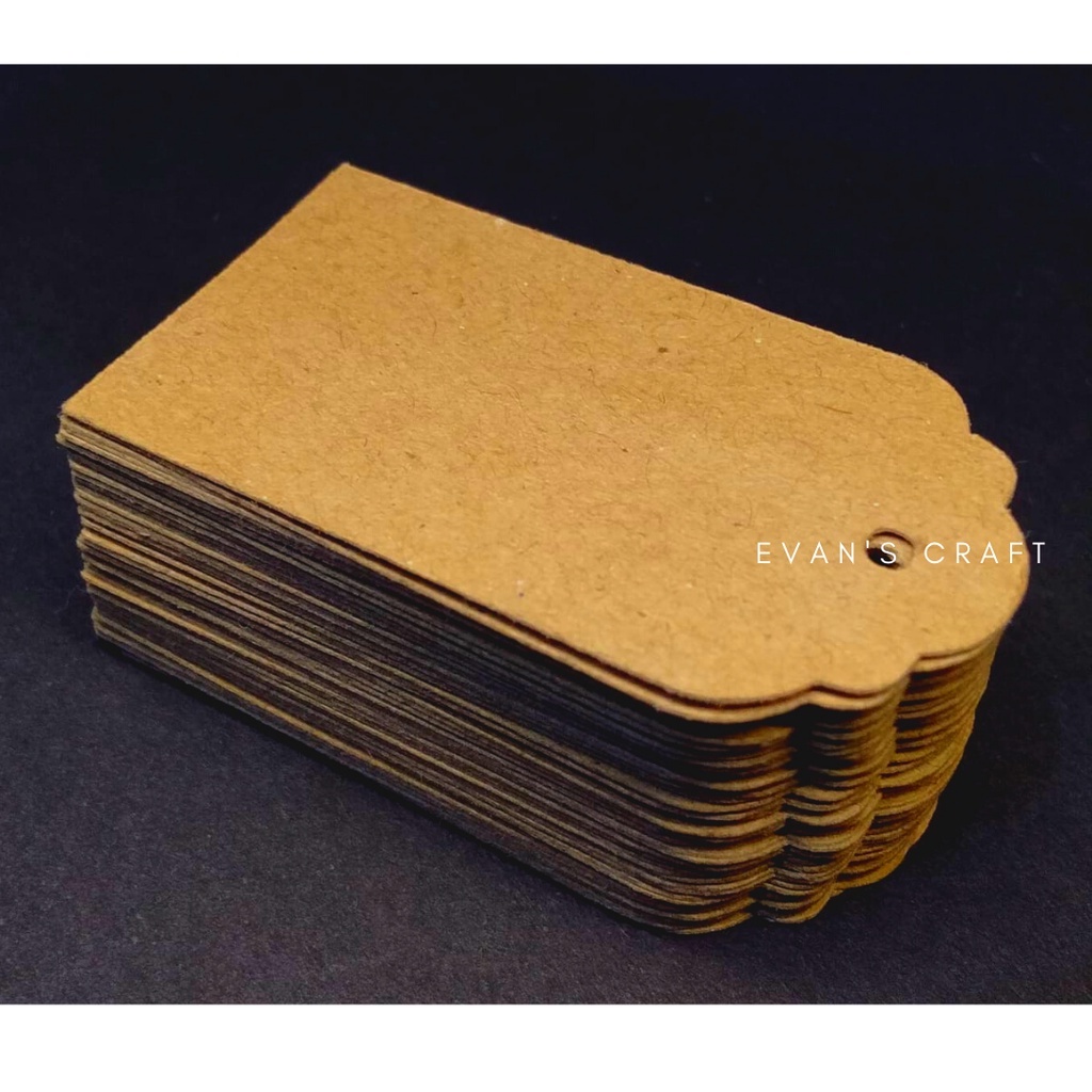 Blank Kraft paper kraft 50pcs hang tags good for your souvenir Mini ...