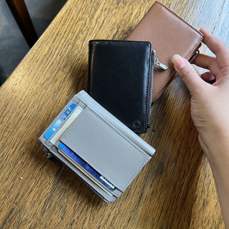 Mini Wallet with Many Zipper Compartments - Yuri Zipper Wallet ...
