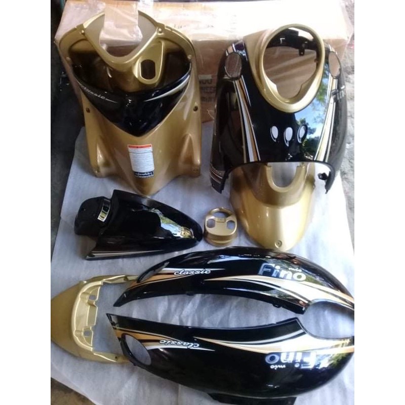 FINO SET FAIRINGS GOLD/BLACK/SINGLE ONLY | Shopee Philippines