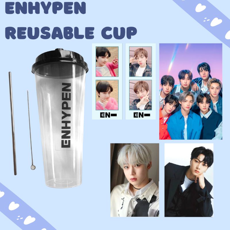 Enhypen Reusable Cup/KPOP | Shopee Philippines
