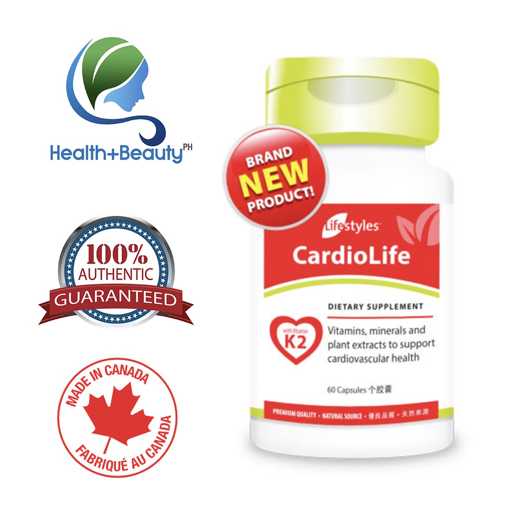 Lifestyles Cardiolife 60 Capsules (Authentic) Made in Canada | Shopee ...