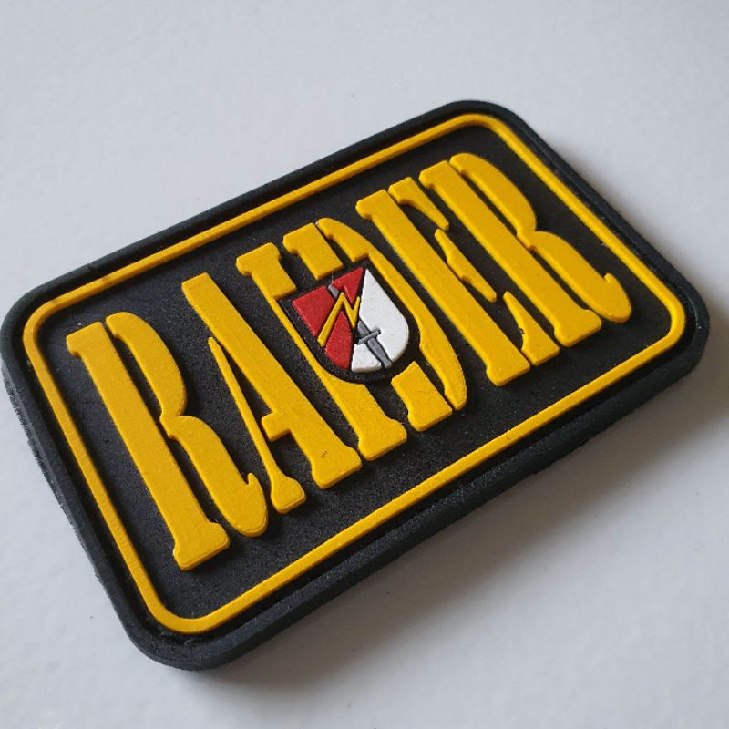 Tni AD RAIDER WRITING LOGO RUBBER PATCHES/ARMY VELCRO RUBBER EMBLEM ...