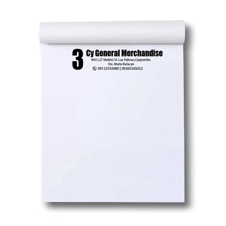 NOTEPAD WITH LOGO different sizes | Shopee Philippines