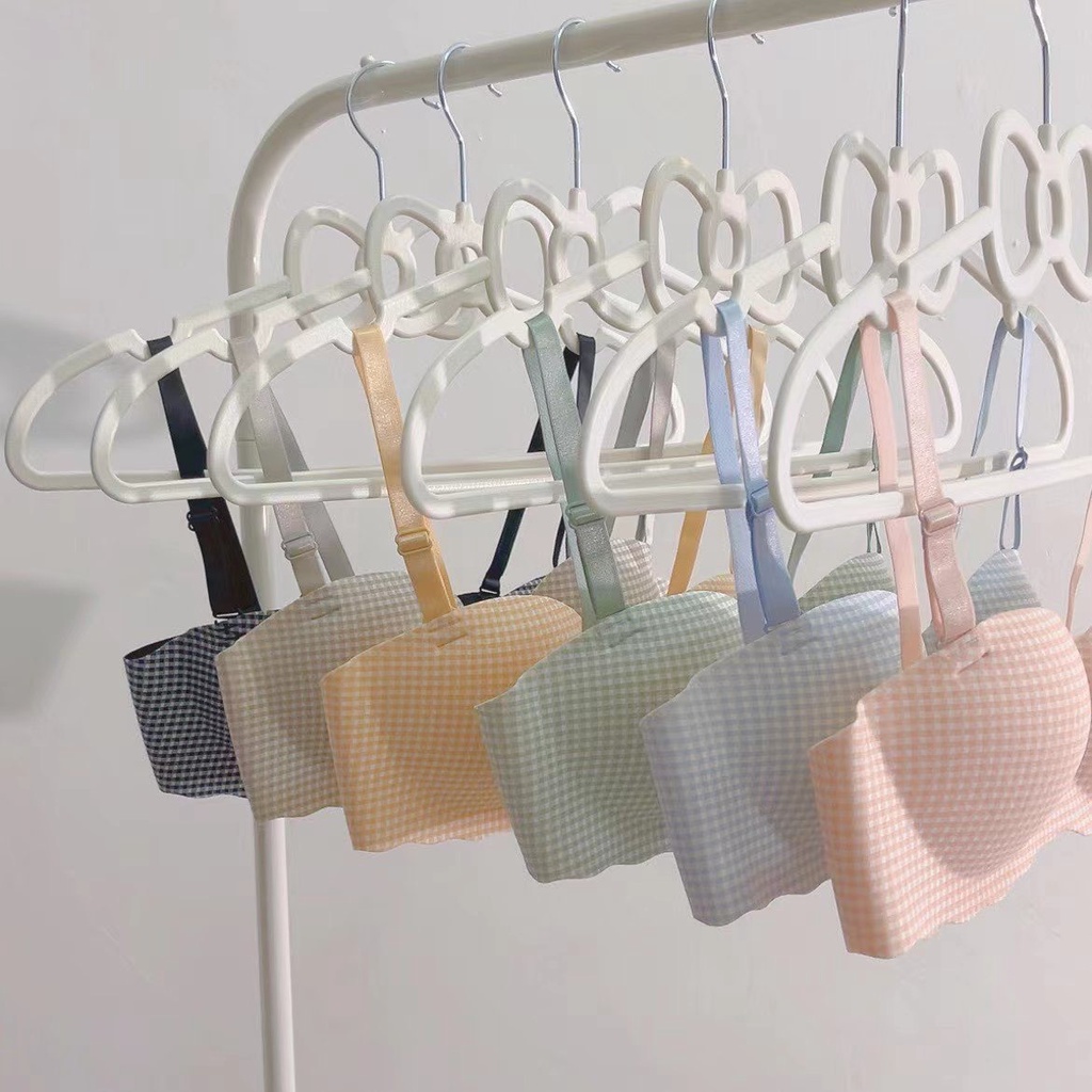 YIBEIKA Fashion Stripe Underwear Seamless Japanese Wireless Soft Women ...