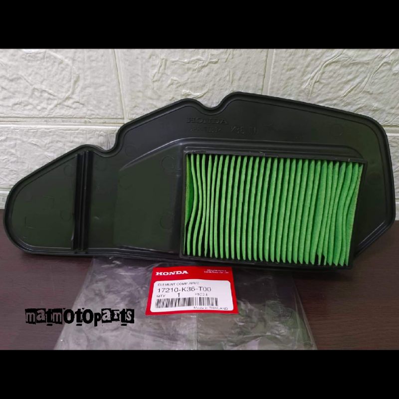 Honda Genuine Air Filter/Element Click 125i v1 v2/150i v1 Game Changer 17210-k36-t00 ORIGINAL ...