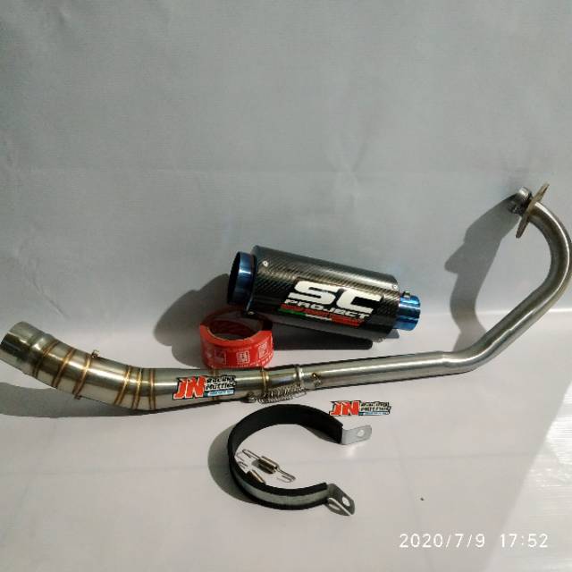 SC PROJECT RACING EXHAUST VIXION CBR CB NEW R15 SONIC GSX BYSON VERZA ...