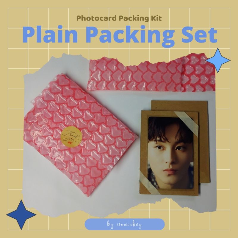 Photocard Packing Kit || Photocard Packing Tool Set || Simple Packaging ...