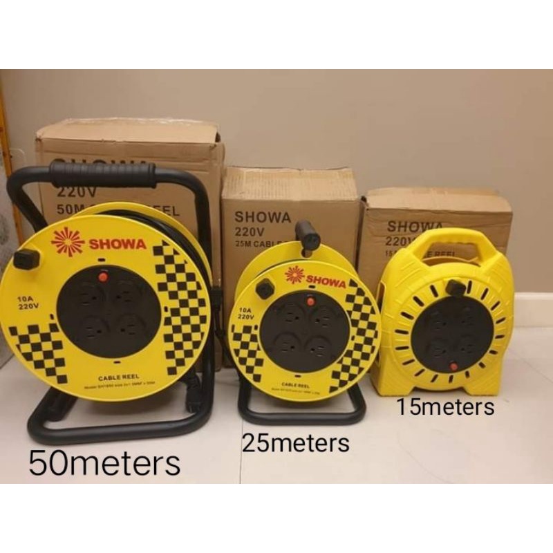 Showa Extension Reels Length : 15 meters 25meters 50 meters | Shopee ...