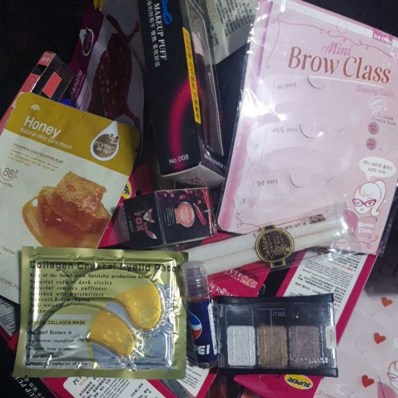 Sale! Pasabog Box Assorted Make up 100pcs | Shopee Philippines