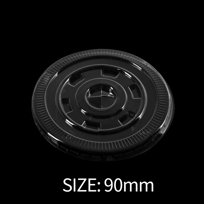 100PCS Cup Lid PET Dome Lid Flat Lid Diamand Lid Semi-Open Lid Milktea ...