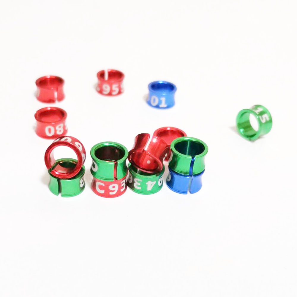 10Pcs Lovebirds Foot Aperture Ring 4mm/5mm/6mm/7mm/8mm For African Love ...