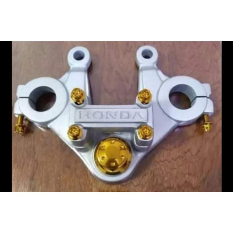 TMX 125 HONDA/ALPHA LOWERING CROWN WITH GOLDBOLTS PLUG AND PLAY ...