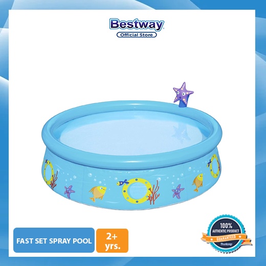 Bestway My First Fast Set Spray Pool | Shopee Philippines