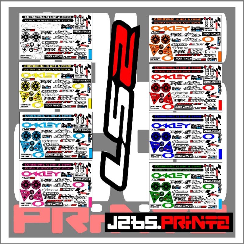 ls2/nhk/lev3/ls2/spyder/evo/kyt visor helmet sticker decals | Shopee ...