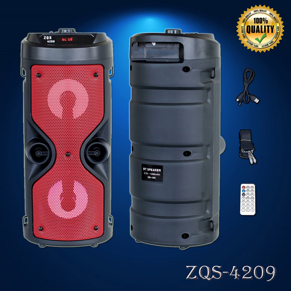 Karaoke Dual 4-Inch Super Bass Wireless Bluetooth Speaker With Remote ...