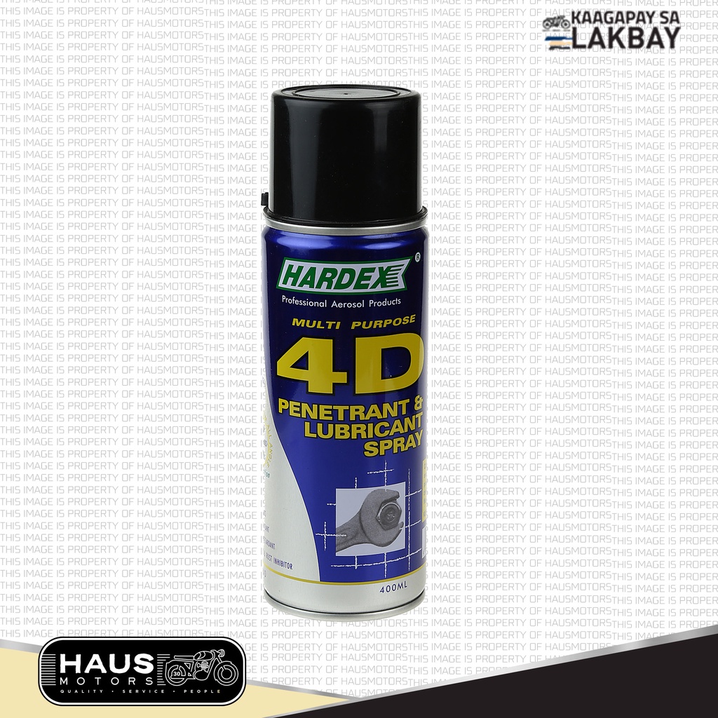 HARDEX 4D PENETRANT & LUBRICANT SPRAY 400ML | Shopee Philippines