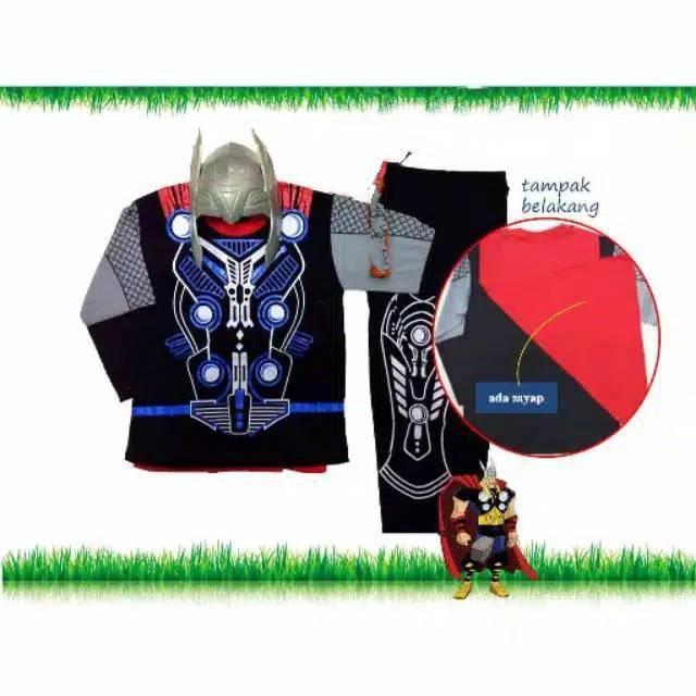 Thor Costume Kids Costume/superhero Costume/Suit+Mask | Shopee Philippines