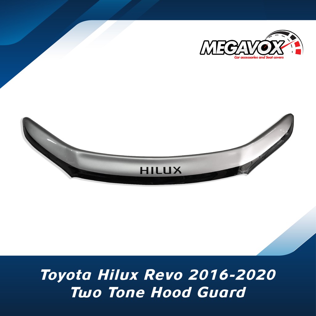 Toyota Hilux Revo 2016-2020 Silvernet with Logo Hood Guard | Shopee ...