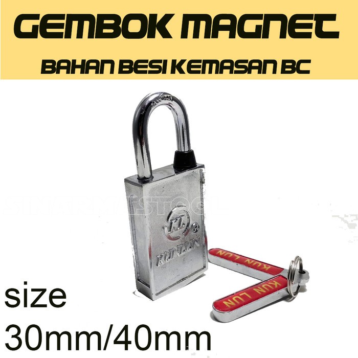 Magnetic PADLOCK / MAGNIT LOCK 40MM | Shopee Philippines