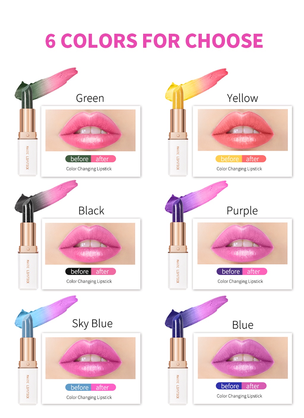 Lakerain Changing Colors Lip Stain Gloss Moisturizing And Long Lasting Waterproof 3.5g | Shopee ...
