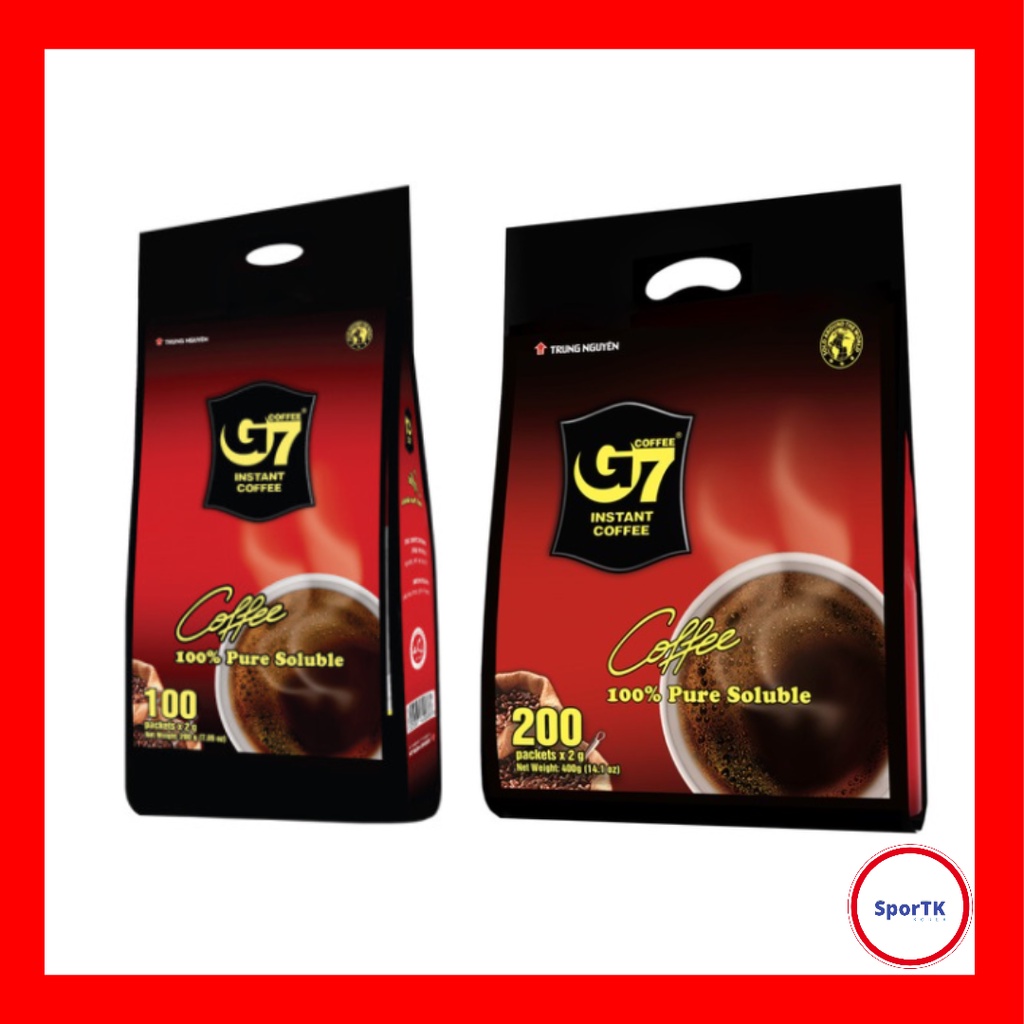G7 Pure Black Instant Coffee 2gx100T/200T Vietnam Coffee | Shopee Philippines