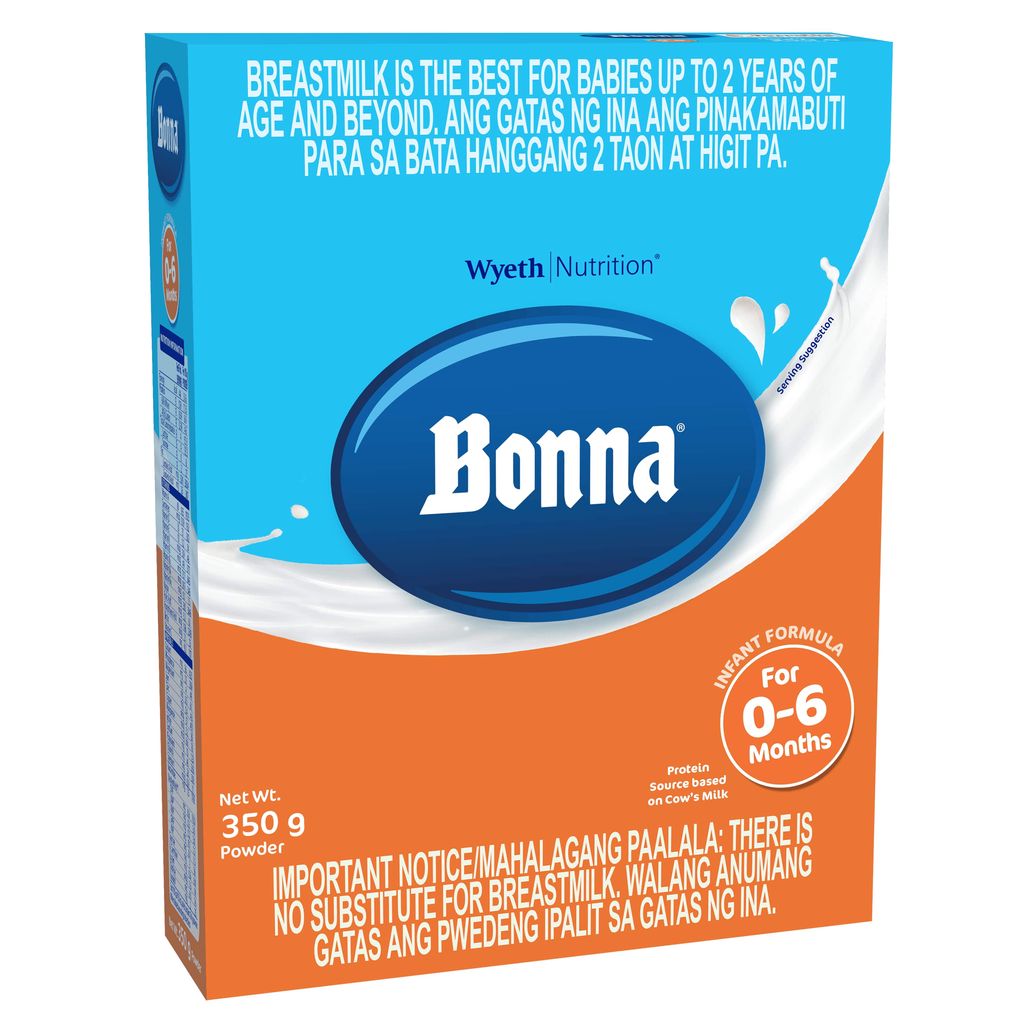 BONNA Stage 1 Infant Formula for 0 to 6 months 350g | Shopee Philippines