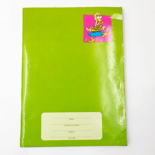TOPLINE 80 Leaves Cartoon Neon Calypso 48gsm School Notebook | Shopee ...