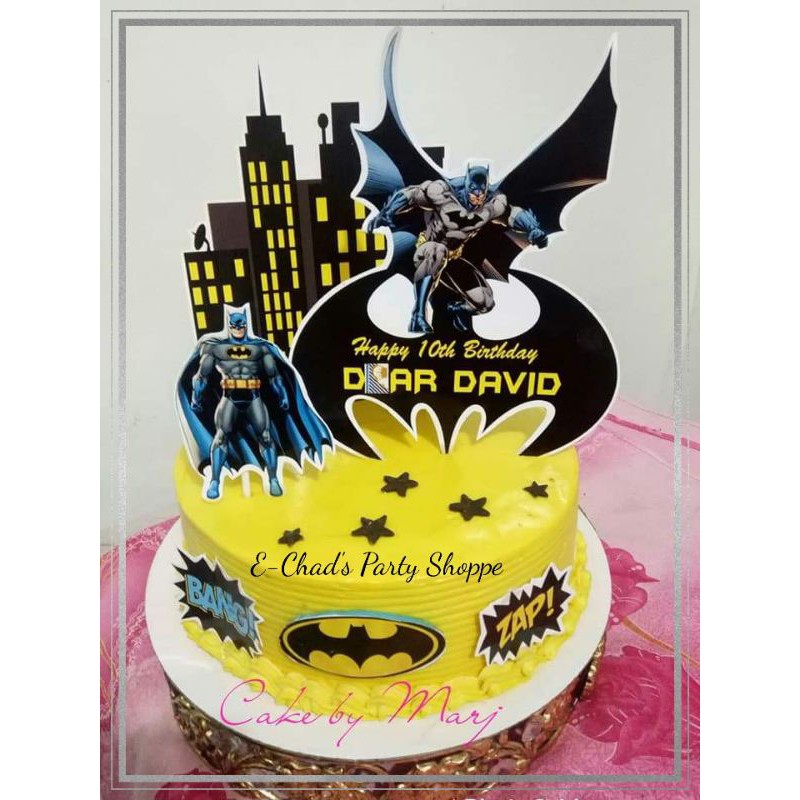 BATMAN Cake Topper Set | Shopee Philippines