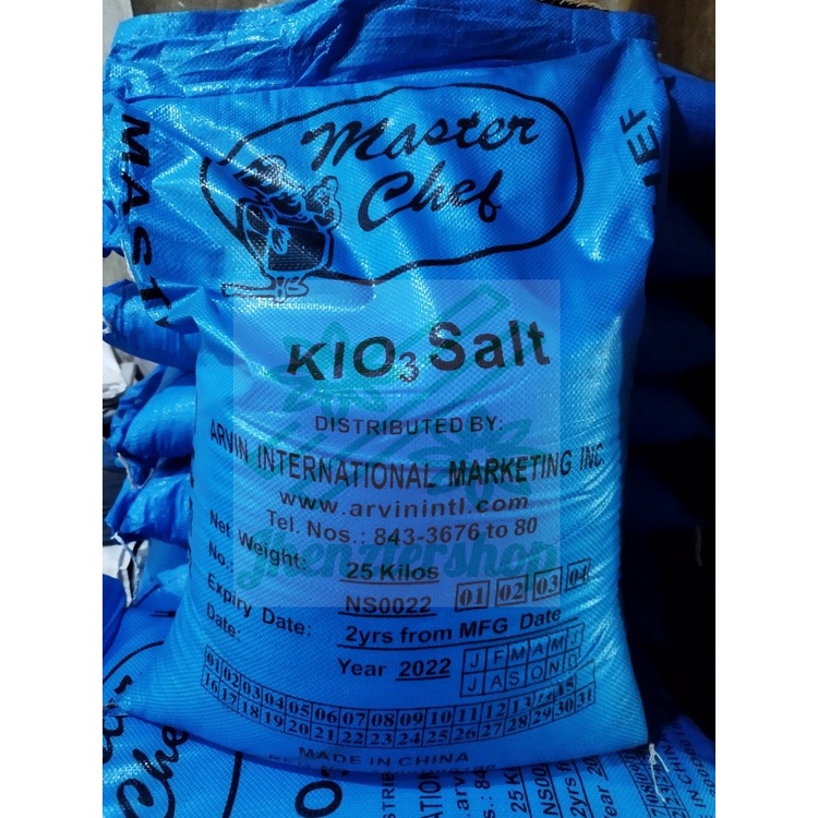 Iodized Salt MASTER CHEF 25kg (ONE SACK PER CHECK OUT ONLY) | Shopee ...