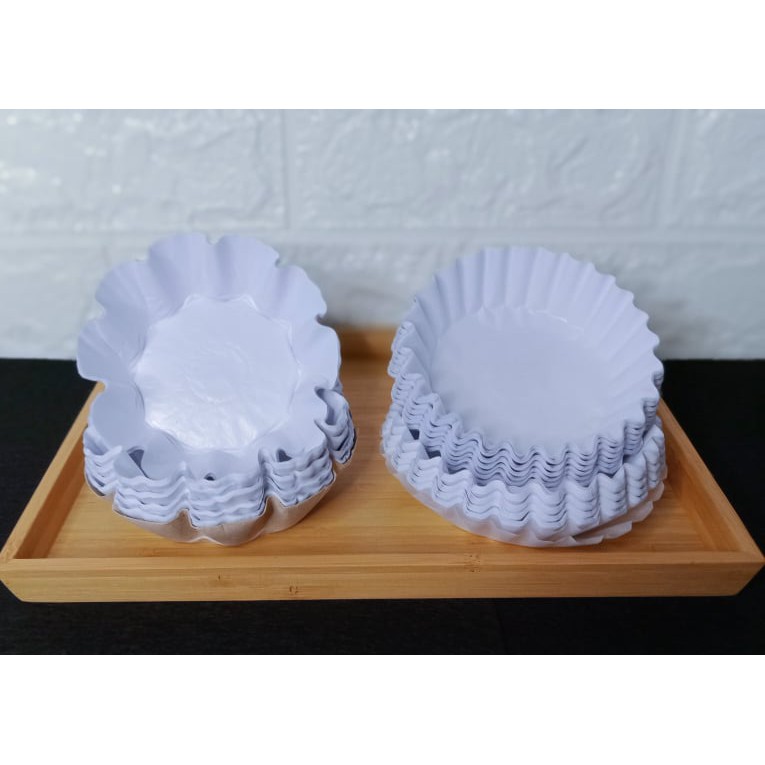 Baking Cups / Cupcake Liners White (5 1/2 Torta or 5 1/2 Mamon) Per ...