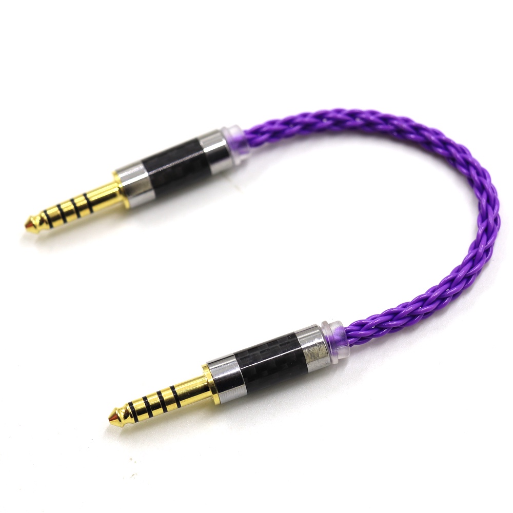 HIFI 4.4mm Balanced Male to 4.4mm Balanced Male Single Crystal Coppe ...