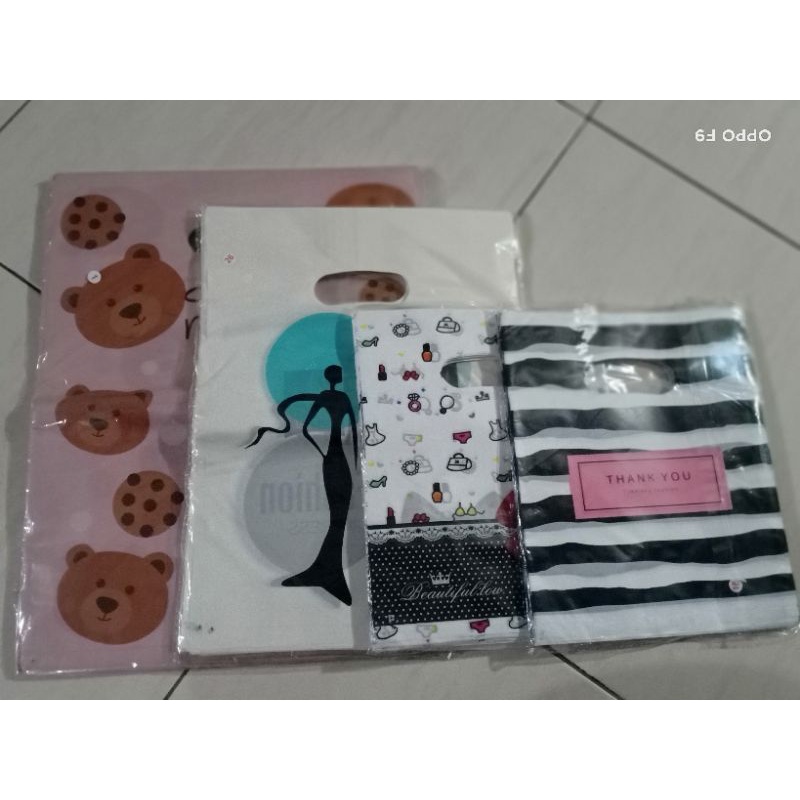 printed plastic bag 50pcs/pack | Shopee Philippines