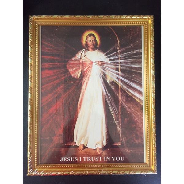 DIVINE MERCY FRAME 8x11 inches | Shopee Philippines