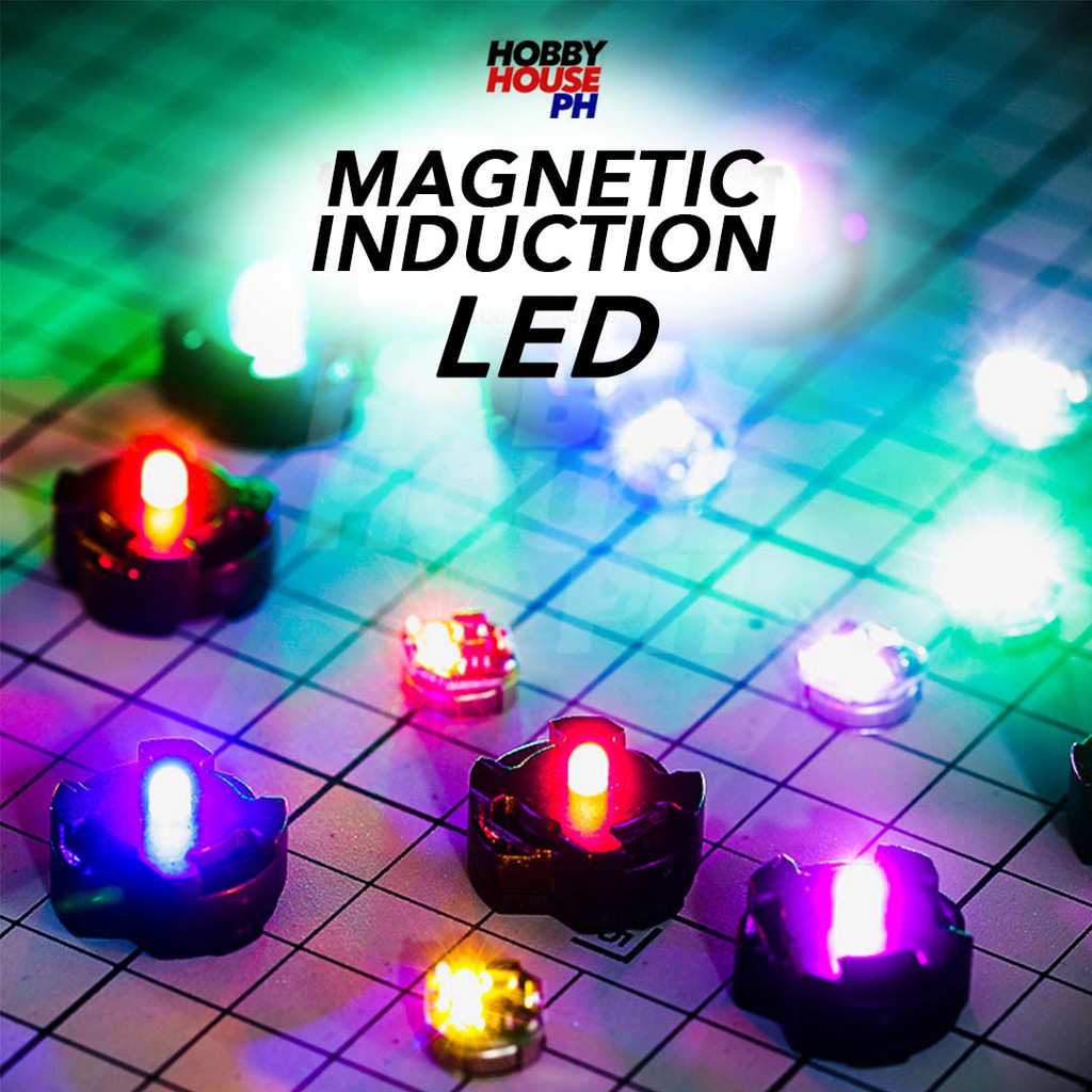 Gundam LED ON/OFF Switch Magnetic Induction with FREE EXTRA BATTERY ...