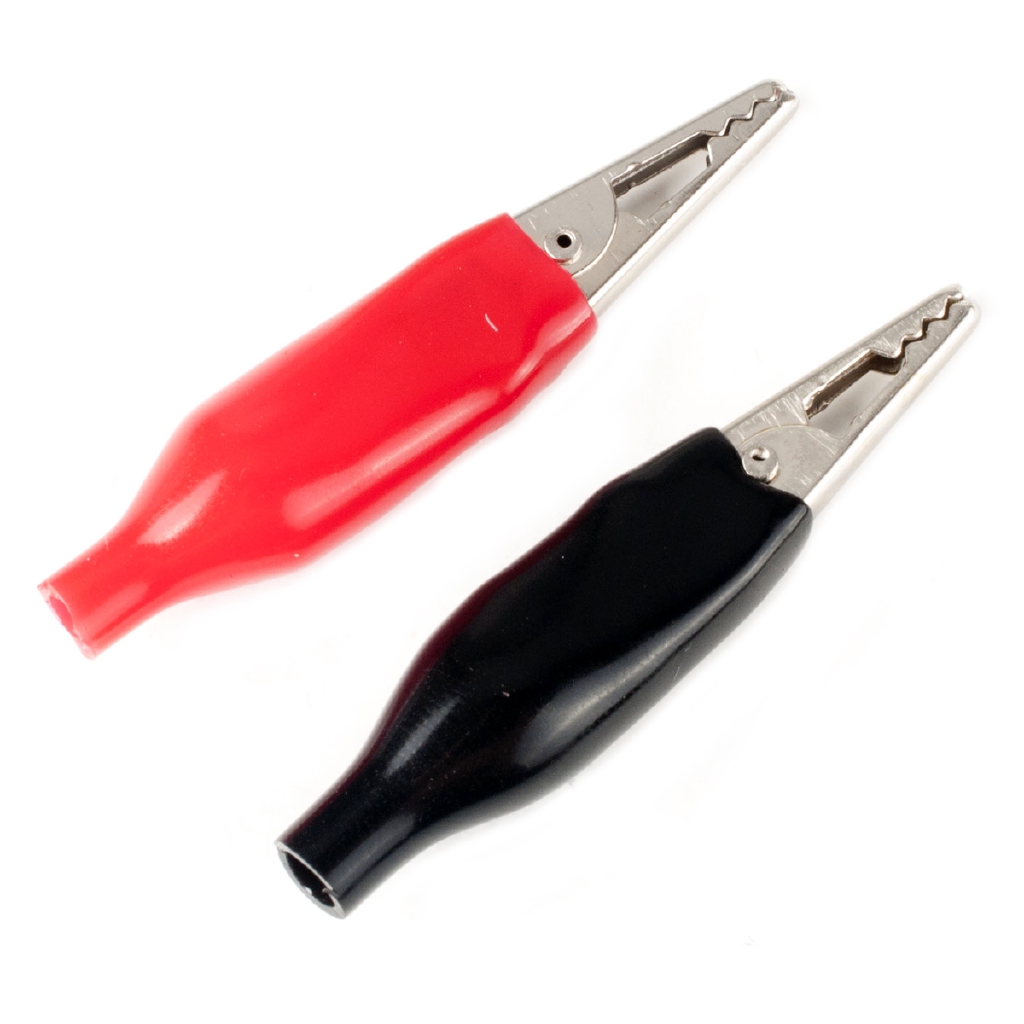 Ready stock* 1 Pair Alligator Clip Power Testing Connector Probe Clamp ...