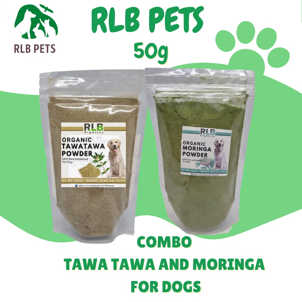 50 grams Tawa Tawa Powder for Dogs and 50 grams Moringa Powder for Dogs ...