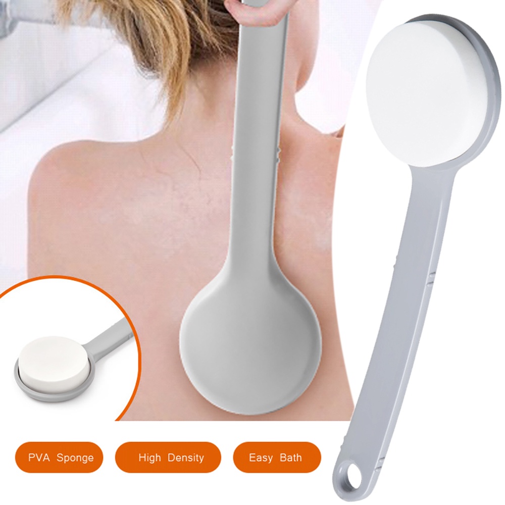 Skin Cleaning Long Handle Rubbing Back Mud Shower Brush Bathing Tools ...