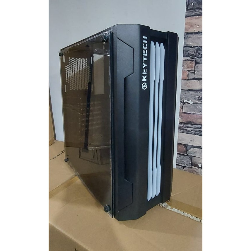 Gaming Casing Tempered T-3000 Keytech Midcase | Shopee Philippines