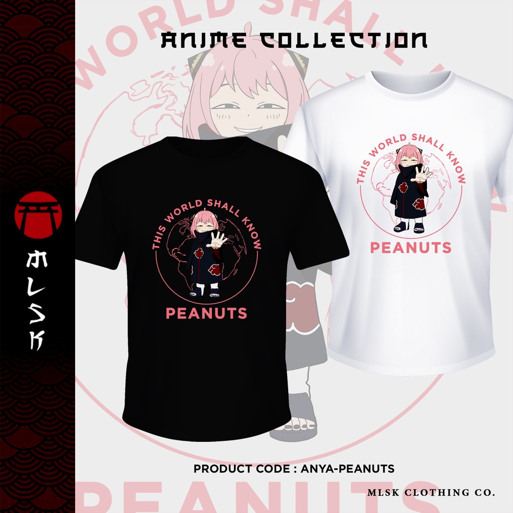 ANYA FORGER SPY X FAMILY ANIME SHIRT | THIS WORLD SHALL KNOW PEANUTS ...