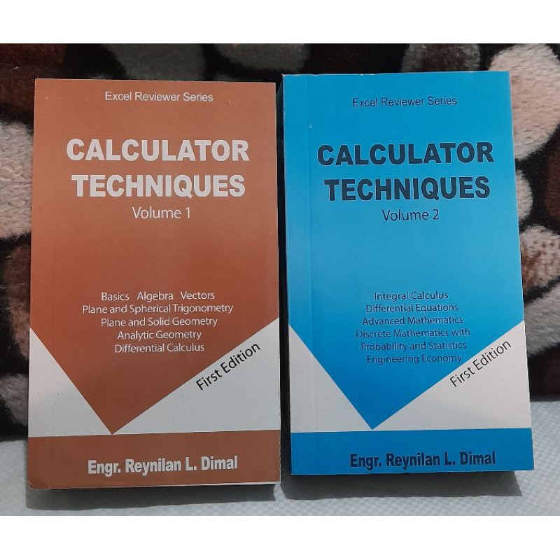 CALCULATOR TECHNIQUES (VOLUME 1&2 ) | Shopee Philippines