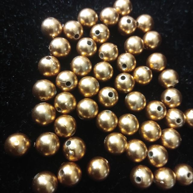 8mm size of antique gold ball (50 pieces) | Shopee Philippines
