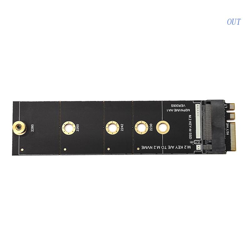 OUT Wireless M.2 A/E Key To M.2 M Key Wifi Adapter NVMe PCI Express M2 ...