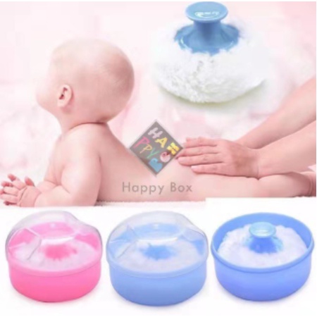 Infant powder case with puff for babys powder case | Shopee Philippines