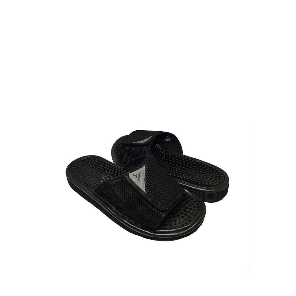 Tabata by Otto 18800117 Men's Accu-Reflex Massage Sandals in Black ...