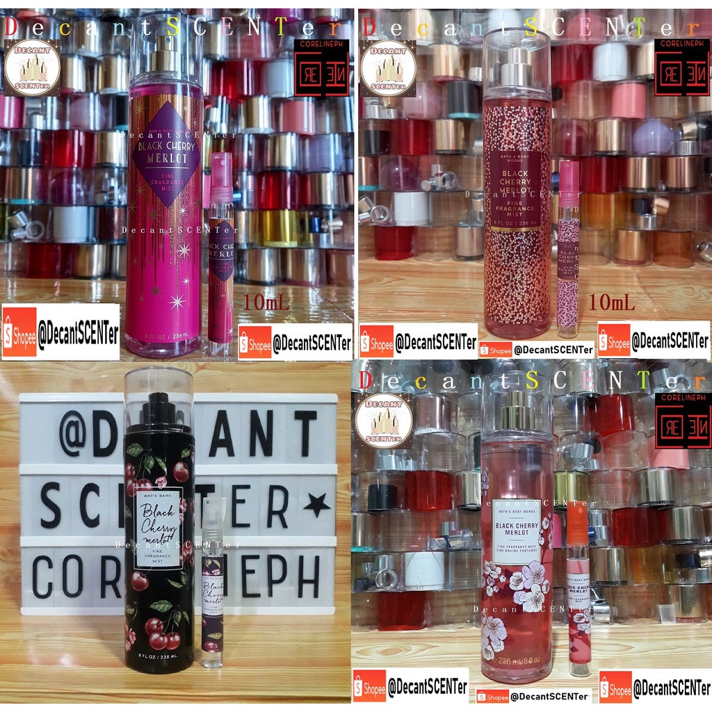 Black Cherry Merlot Body Mist in 10ml | Shopee Philippines