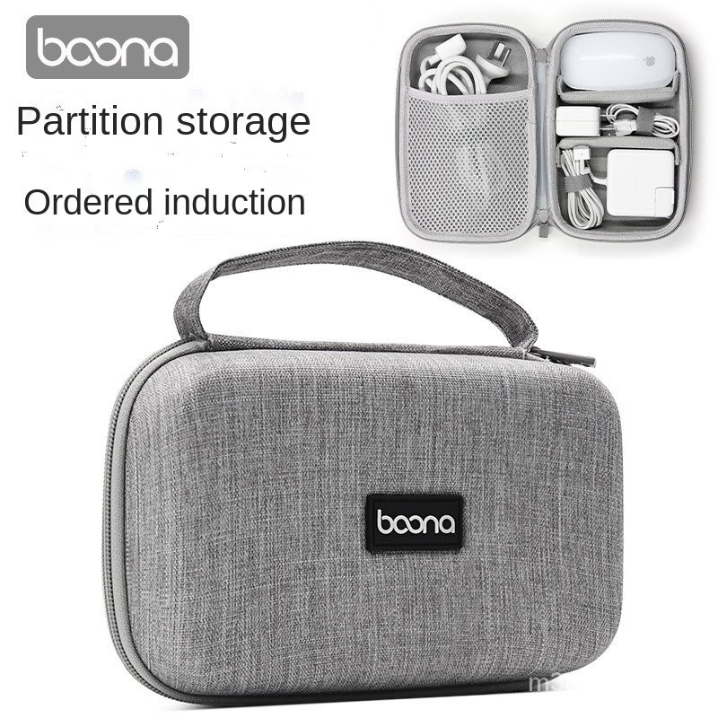 Baona Laptop Power Adapter Storage Bag Finishing Bag Mouse Organizer ...