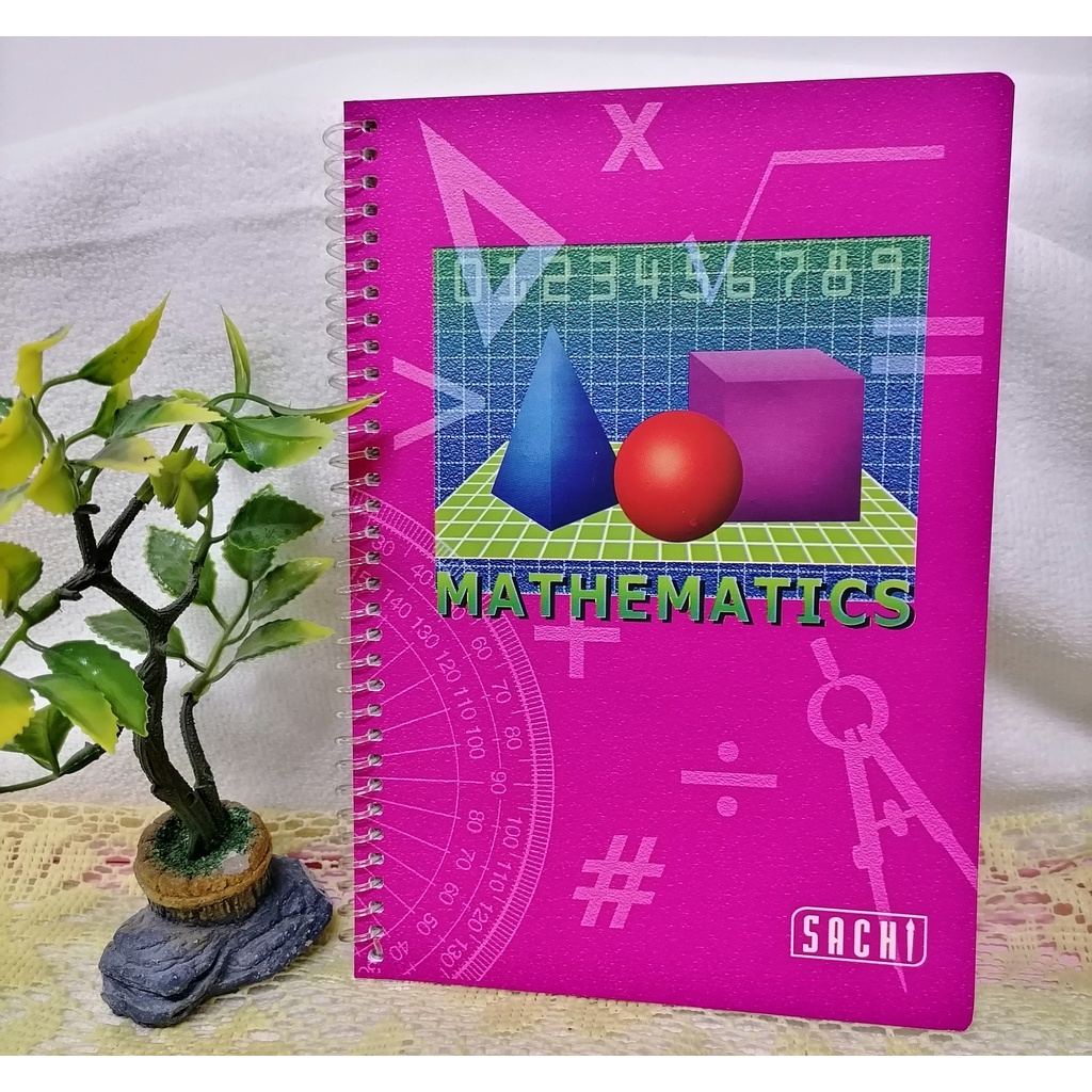 Vanda Mathematics Graphing Notebook Spiral and Yarn 80 Leaves With ...